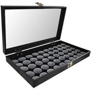 Herrschners® 59-Thimble Deluxe Thimble Case With Glass Door Accessory ...