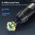 Digital Electronic Microscope Portable 5MP 7Inch Display Photo Video ...