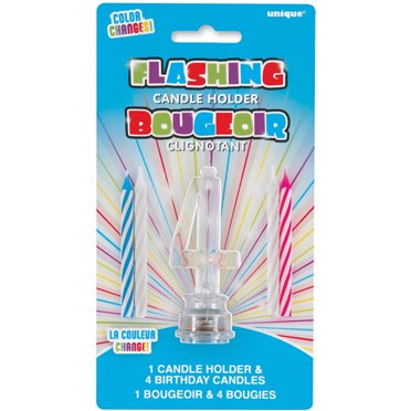 Blinking Number 6 Cake Decoration and Candles, 5-Piece Set - Walmart.com