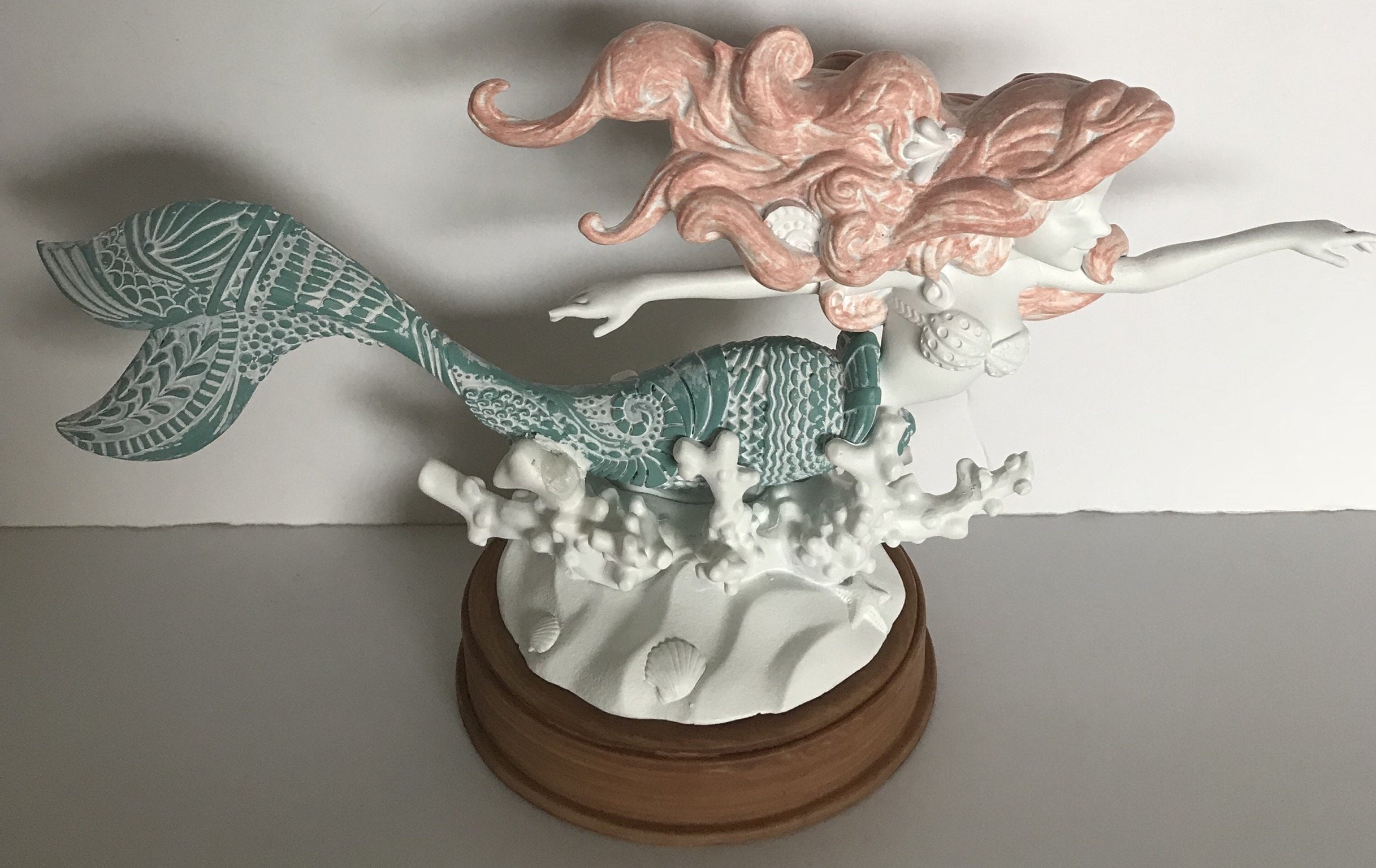 Disney Parks The Little Mermaid Ariel Resin Figurine Fairytale Figure ...