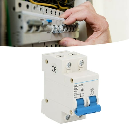 Spptty Short Circuit Protection Switch,2P Miniature Circuit Breaker DIN ...