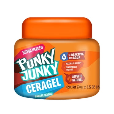 Ceragel para cabello Punky Junky Aspecto Húmedo 270g | Walmart en línea