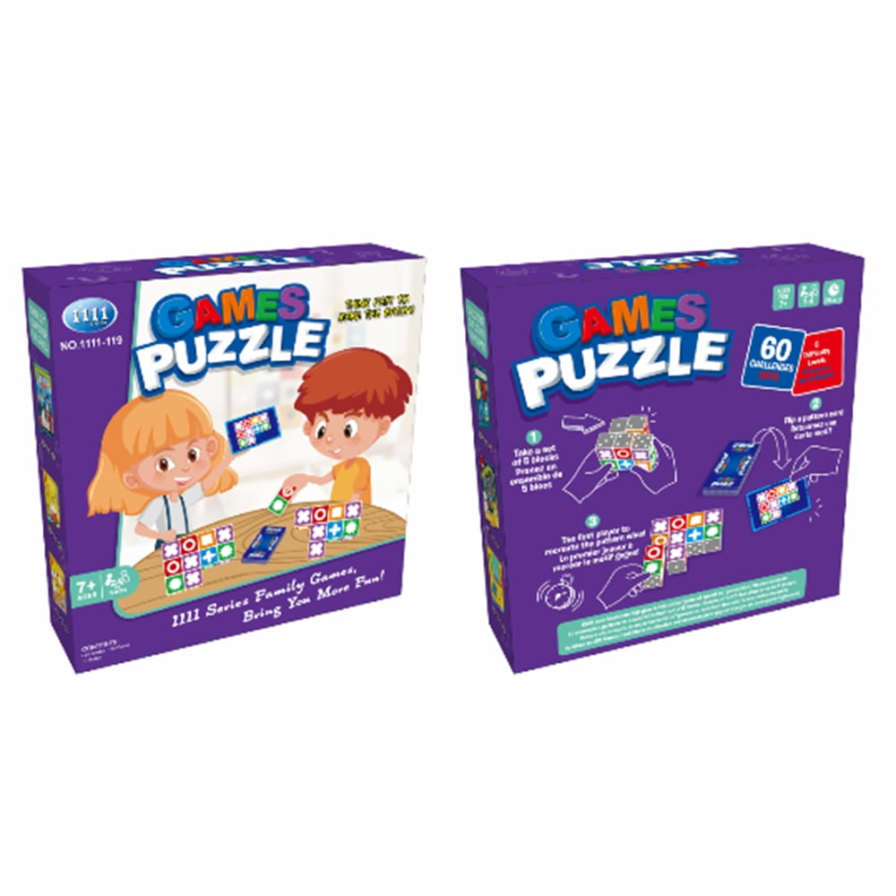 Buy Matching Game Puzzle Board Games Kit Match Madness Pattern Matching ...