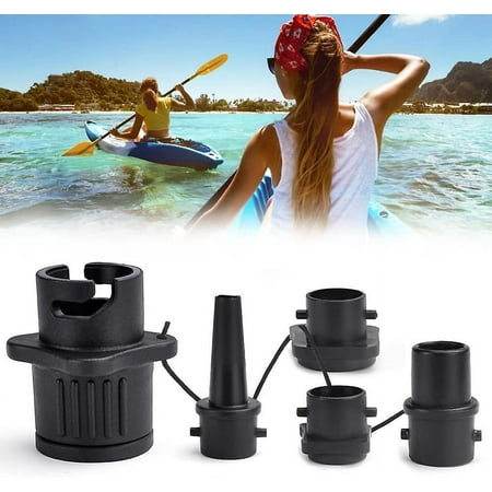 DouHu 4 Piece Inflator Adapter Set Kayak Pump Adapter Air Valve Adapter ...