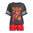 Rolling Stones Women’s Graphic Tee and Shorts Lounge Set, 2-Piece, Sizes XS-3X - Walmart.com
