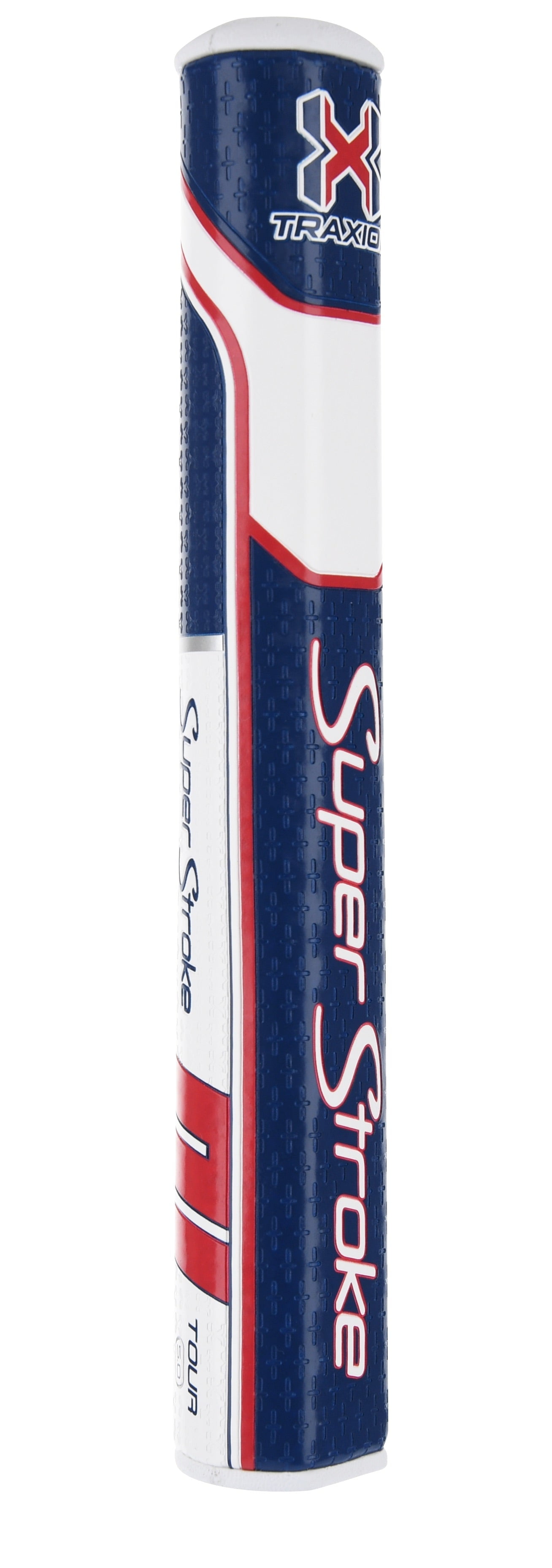 SuperStroke Traxion Tour Golf Putter Grip, Red/White/Blue (Tour 5.0 ...