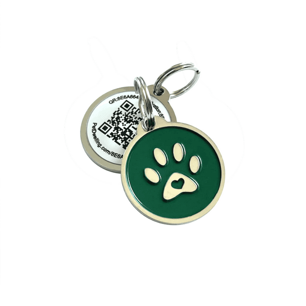 Pet Dwelling 2D QR Code Pet ID Tag - Dog Tags - Cat Tags - Online Pet ...