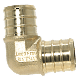 10 Pcs XFITTING Pex 3/4 Inch x 3/4 Inch Pex Elbow Brass Crimp Fitting, 23-2-2=10X - Walmart.com
