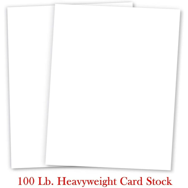 White Cardstock - For School Supplies, Kids Art & Crafts, Invitations ...