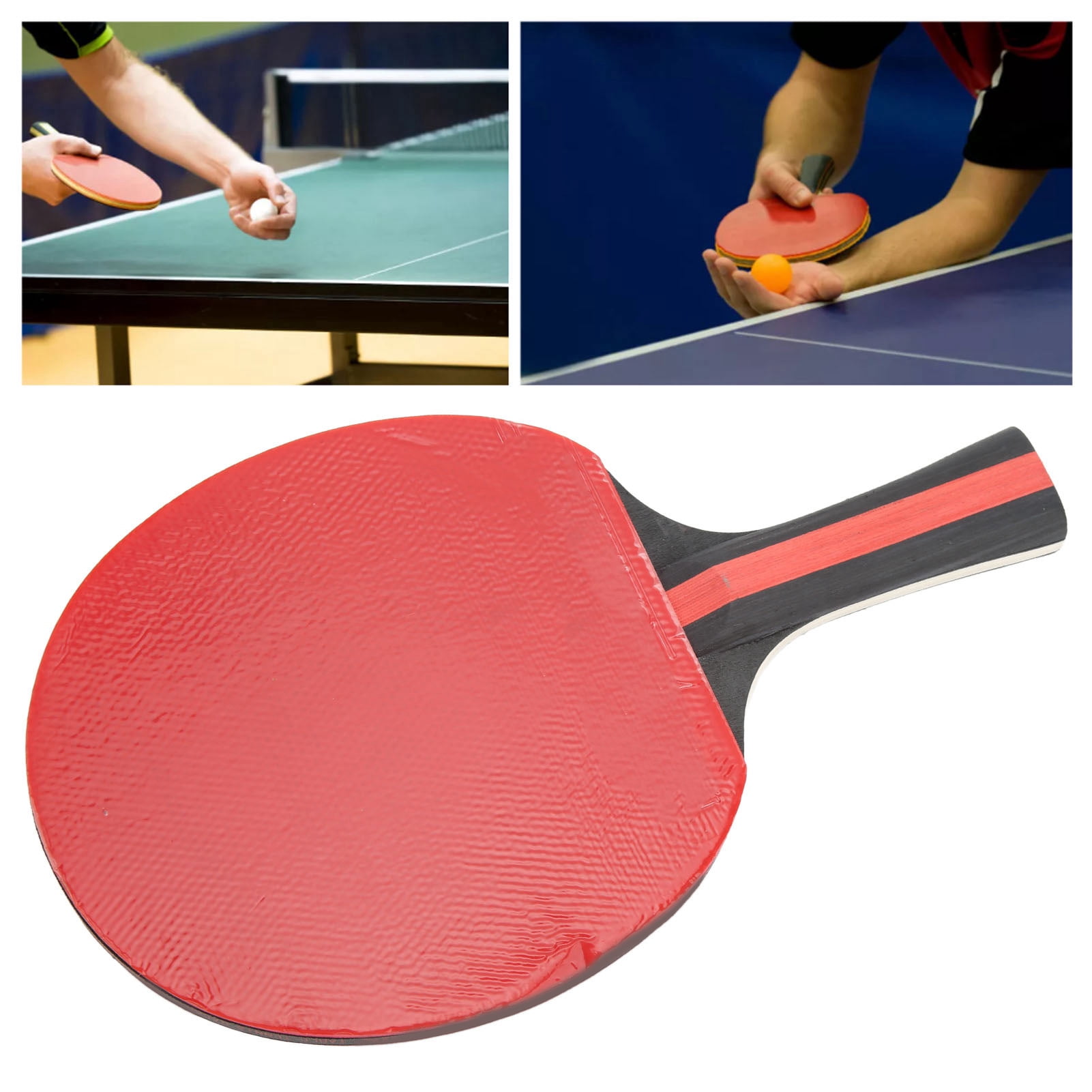 Paleta de Tenis de Mesa ANGGREK Doble Cara de Goma de Álamo para ...