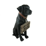 DWK - Bela - Black Labrador Retriever Indoor Outdoor Dog Statue with ...