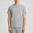 cllios Mens T-Shirts Big and Tall Eyelet Breathable Short Sleeve Shirts ...