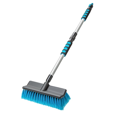 Carrand 10" Wash Brush, Telescopic Extension Handle, 68" Reach, Soft ...