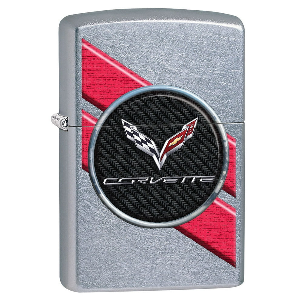 Zippo Lighter: Chevrolet Corvette Insignia - Street Chrome 80274 - Walmart.com - Walmart.com