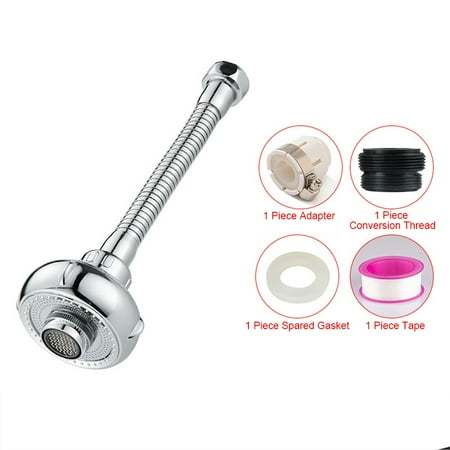 Faucet Extender Stainless Steel Water-saving 360 Degree Rotating ...
