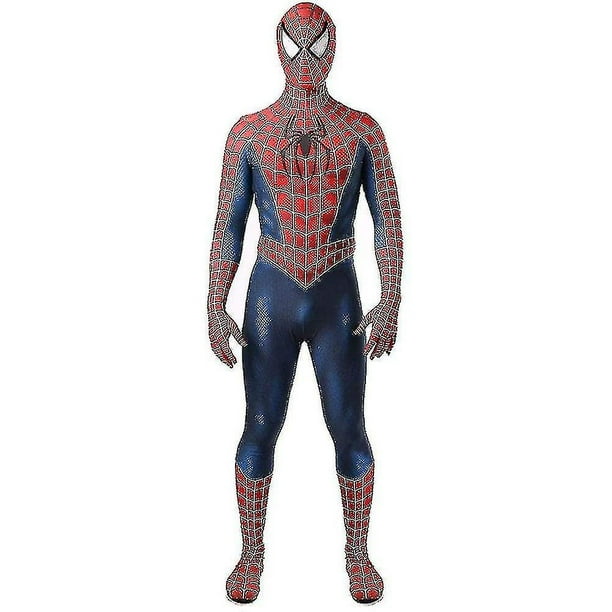 Disfraz de Tobey Maguire Spiderman negro/rojo Raimi Spider Man Cosplay ...