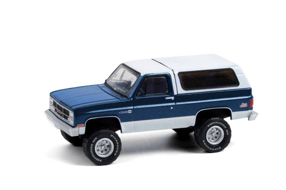 1987 GMC Jimmy Sierra Classic, Dark Blue - Greenlight 35190C/48 - 1/64 ...