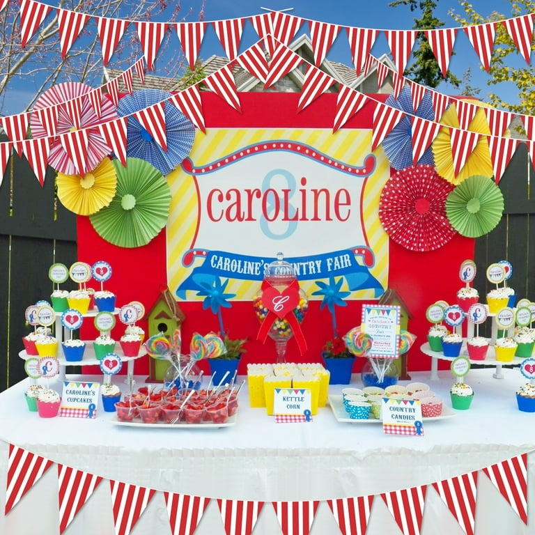 Circus Pennant Banner