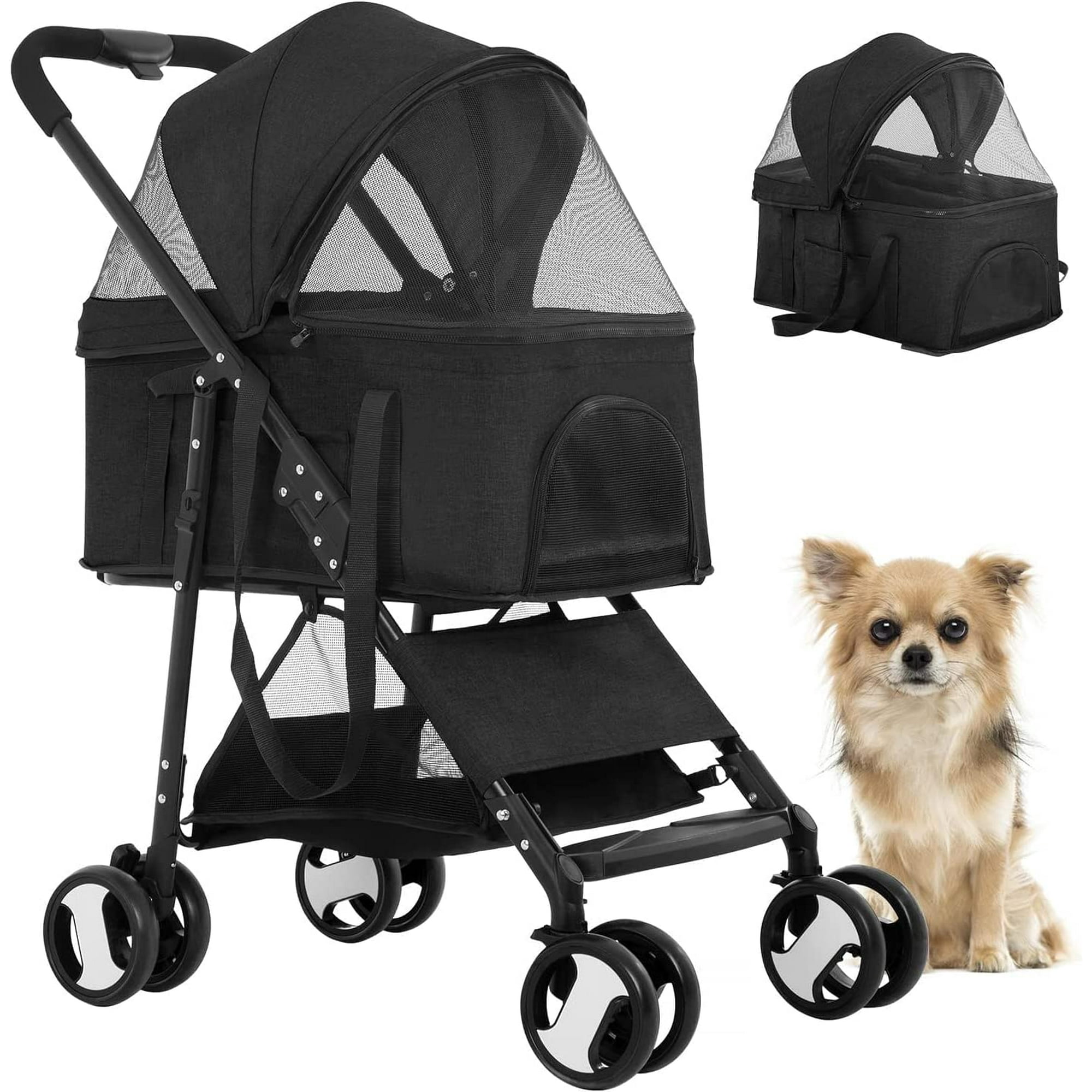 Click here for Bestpet 3-In-1 Pet Stroller With Detachable Carrie... prices