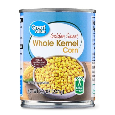 Great Value, Golden Sweet Whole Kernel Corn, 106 Oz - Walmart.com