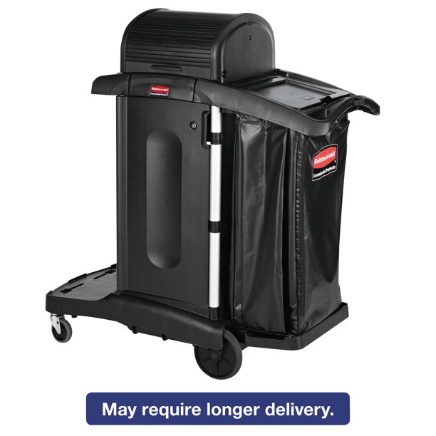 Rubbermaid Commercial Executive High Security Janitorial Cleaning Cart ...