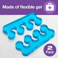 Gel Toe Separators for Pedicure, Nail Polish, Toenail Trimming - Set of ...