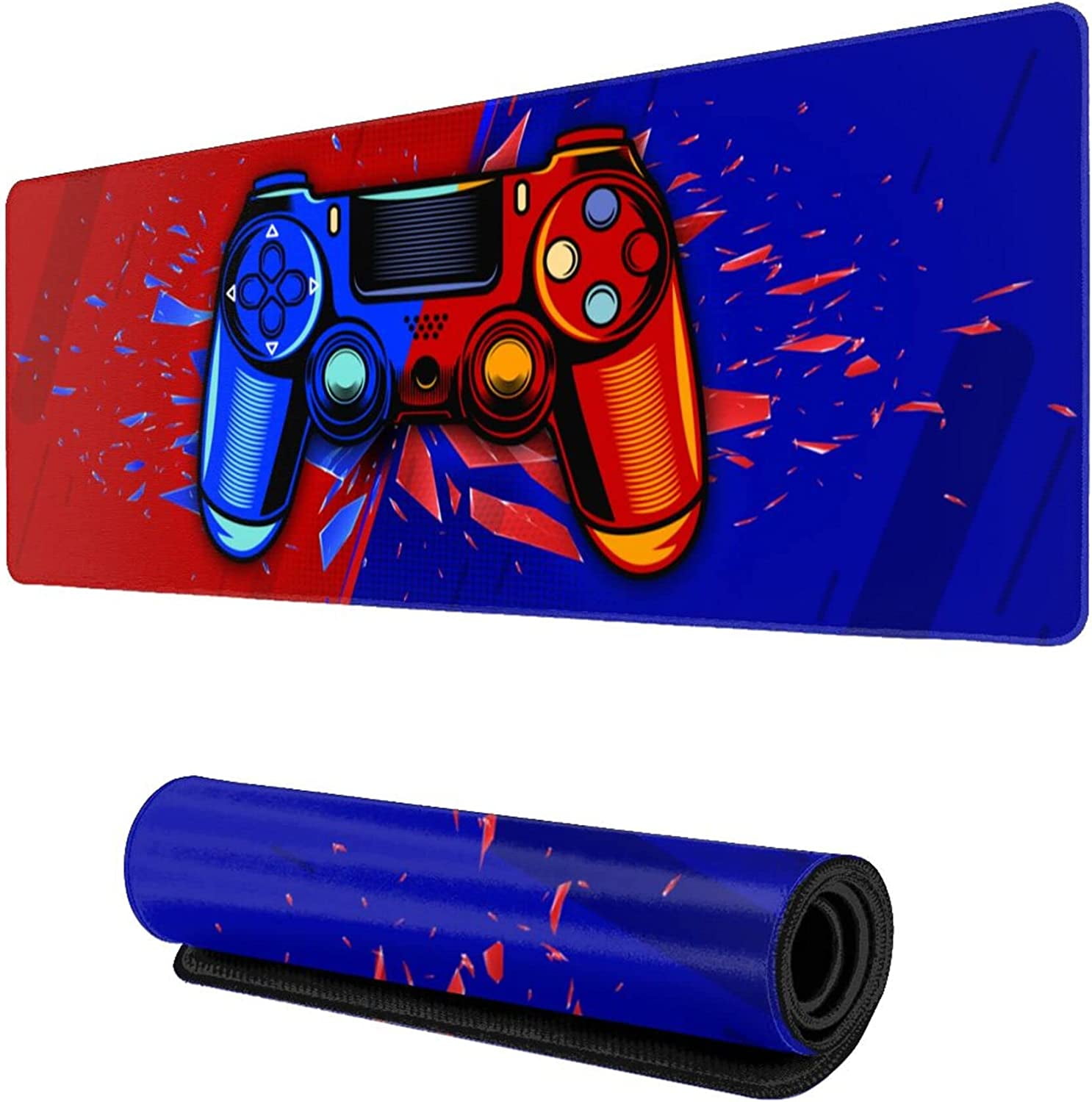 Video Game Mouse Pad for Gamer Room Decor Extended Desk Mat Non-Slip ...