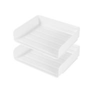 Bamboo Mail Organizer with Rubber Feets, Vertical Desk Letter/Envelope ...