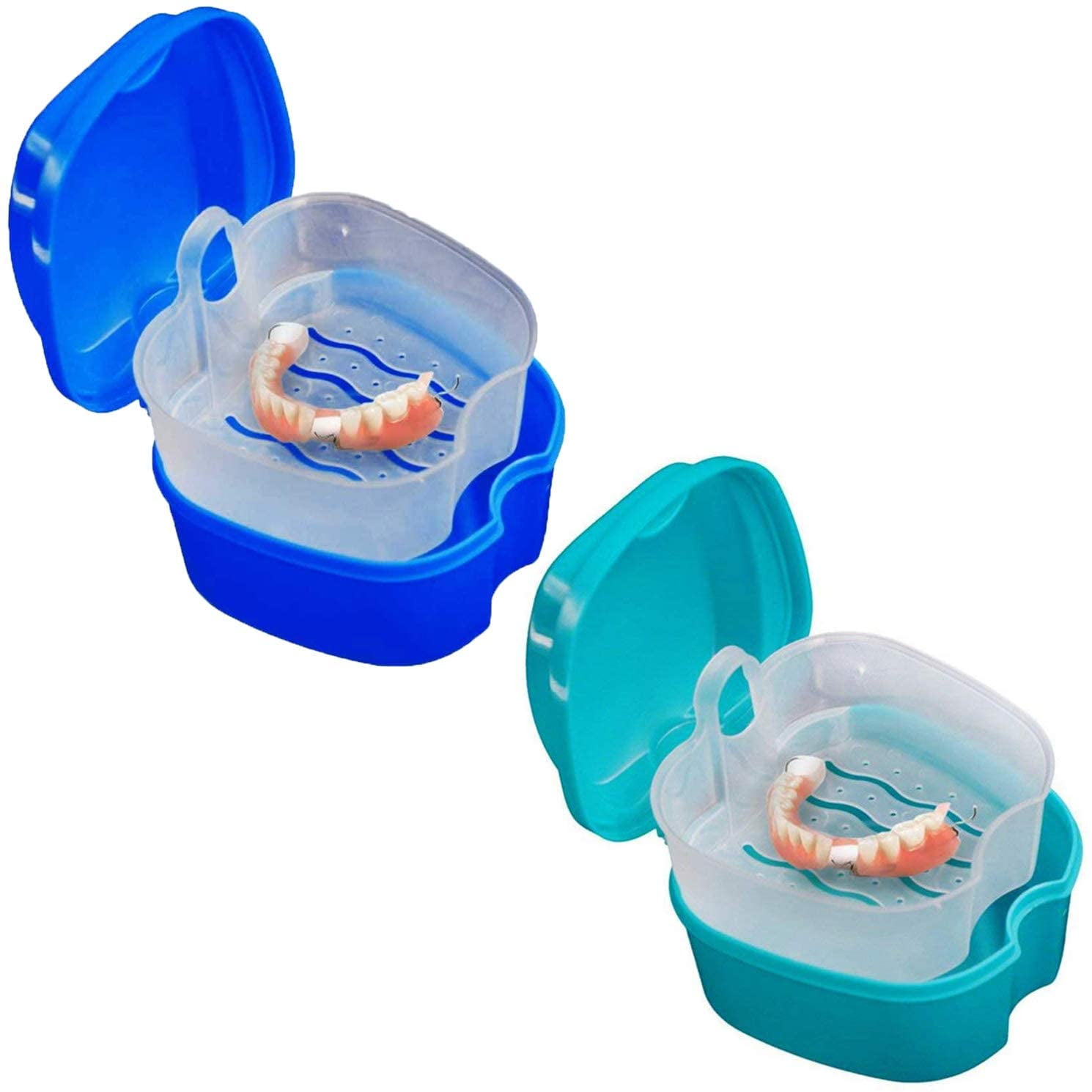 Click here for Ghsdfbb 2 Pack Colors Denture Bath Case Cup Box Ho... prices