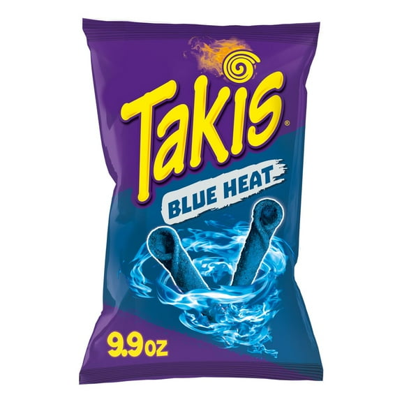 Takis Rolled Fuego Spicy Tortilla Chips, 9.9oz Bag, Chili Pepper and ...