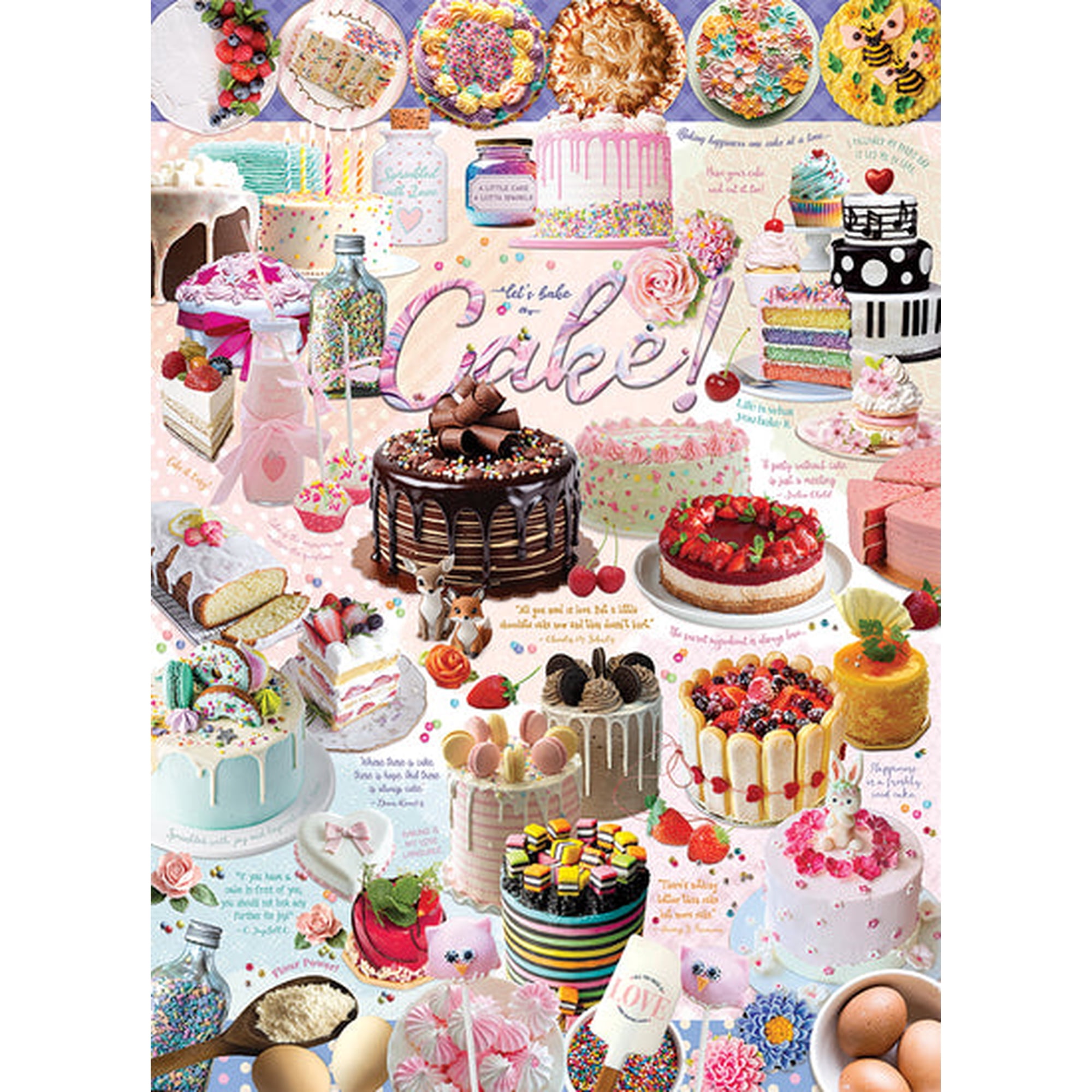 Click here for Cobble Hill 1000 Piece Puzzle - Cake Time - Sample... prices
