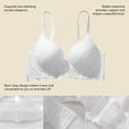 Xijirk Women's Elegant Lace Underwire Bra Push-Up Support & Comfort for ...