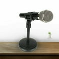 Premium Desktop Microphone Stand Adjustable Tabletop Desk Mic Stand ...