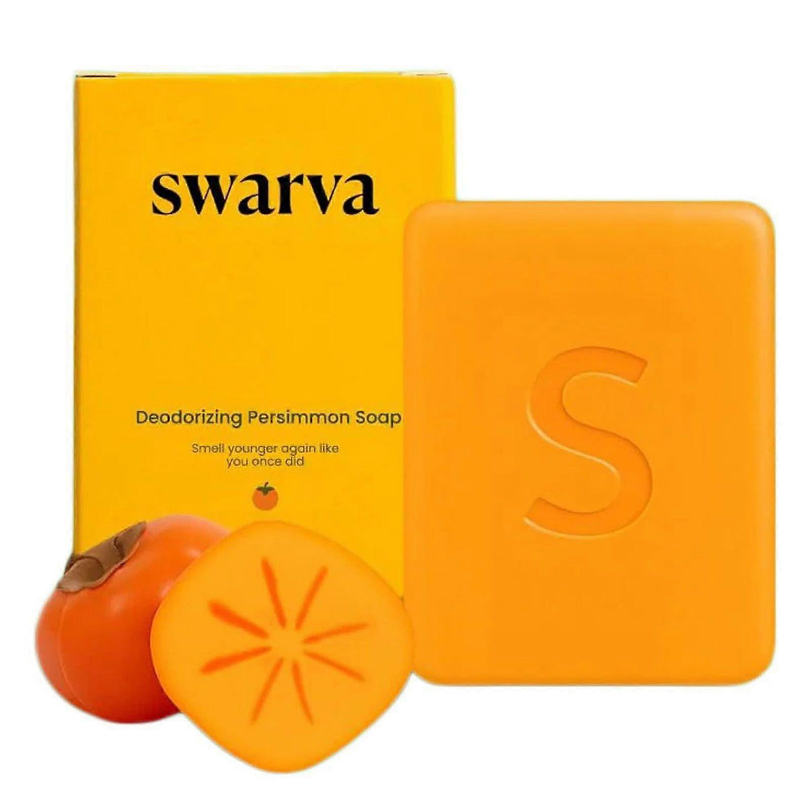 Persimmon Soaps Bar For Old People Smell, Purifying Deodorizing Body ...