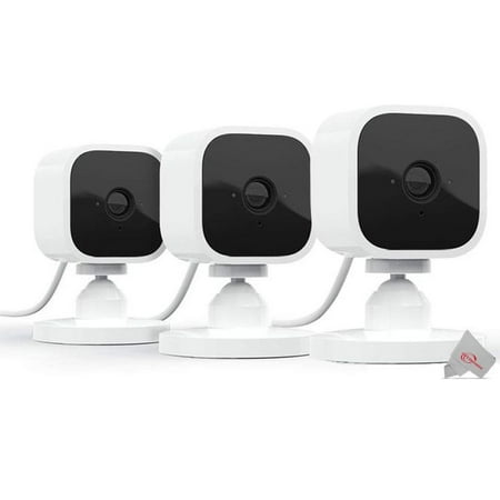 3x Blink Mini Indoor Plug-in HD Smart Security Camera, 1080HD Video ...
