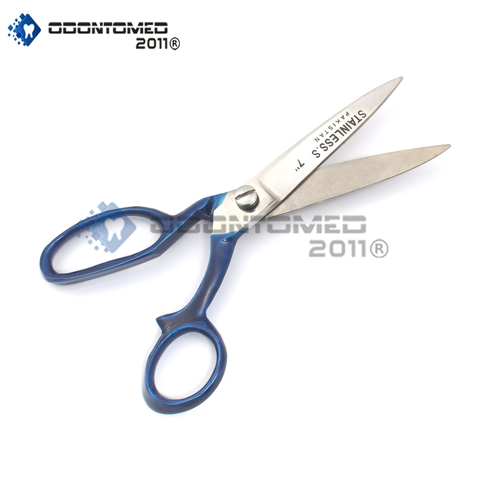 OdontoMed2011 Taylor Scissors Fabric Cutting Stainless Steel Blue Color ...