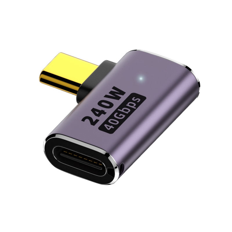 CY USB4 Type C Male to Female 240W Power 40Gbps Data 8K Video Adapter ...