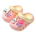 SUYIDA Boys Summer Slippers Cartoon Bear Head Design Soft Sole ...