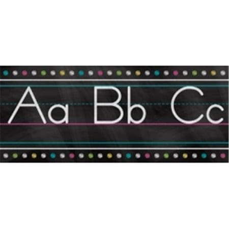Teacher Created Resources TCR5621 Chalkboard Brights Alphabet Line ...