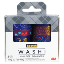 Scotch Expressions Washi Tap, 8 Rolls, Assorted Sizes, Great for ...