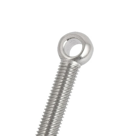 M8 x 50mm 6mm Eye Inner Dia 304 Stainless Steel Swing Bolt Silver Tone ...