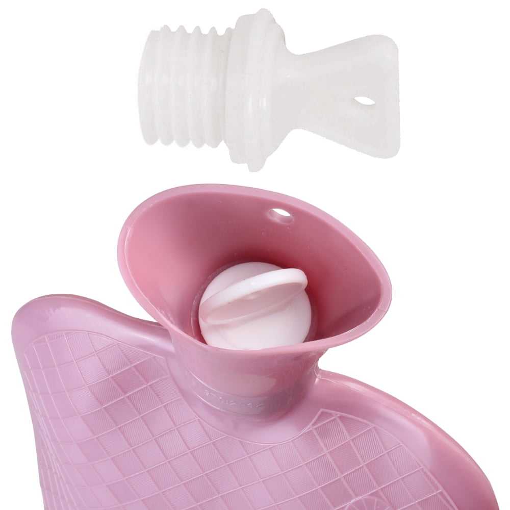 Pink Rubber Heat Water Bag Hot Cold Warmer Relaxing Bottle Bag for Hot ...