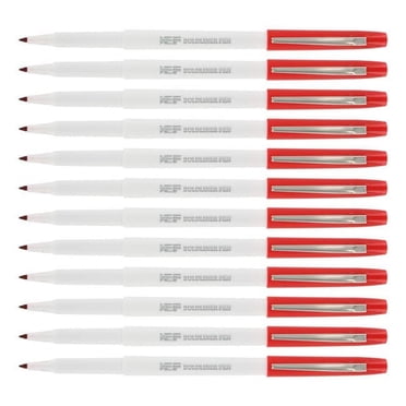 Paper Mate Flair Felt Tip Pens, Medium Point (0.7mm), Red, 4 Count ...