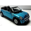 5" Kinsmart Mini Cooper S Convertible Diecast Model Toy Car 1:28 Blue ...
