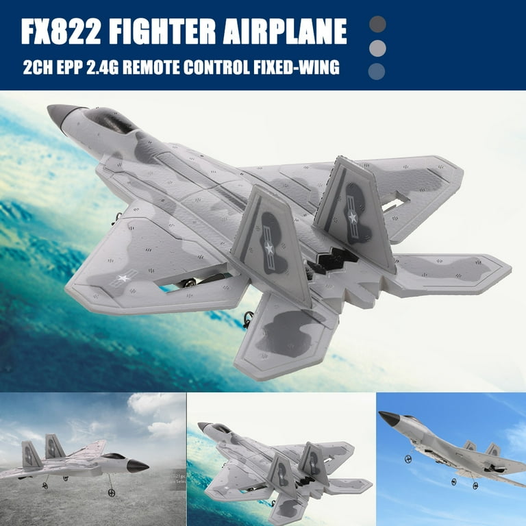 FX822 F-22 Raptor Model Fighter Airplane 2CH EPP Remote, 60% OFF