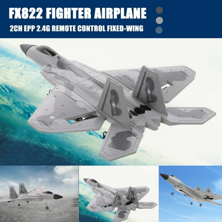 FX822 F-22 Raptor Model Fighter Airplane 2CH EPP 2.4G Remote Control ...