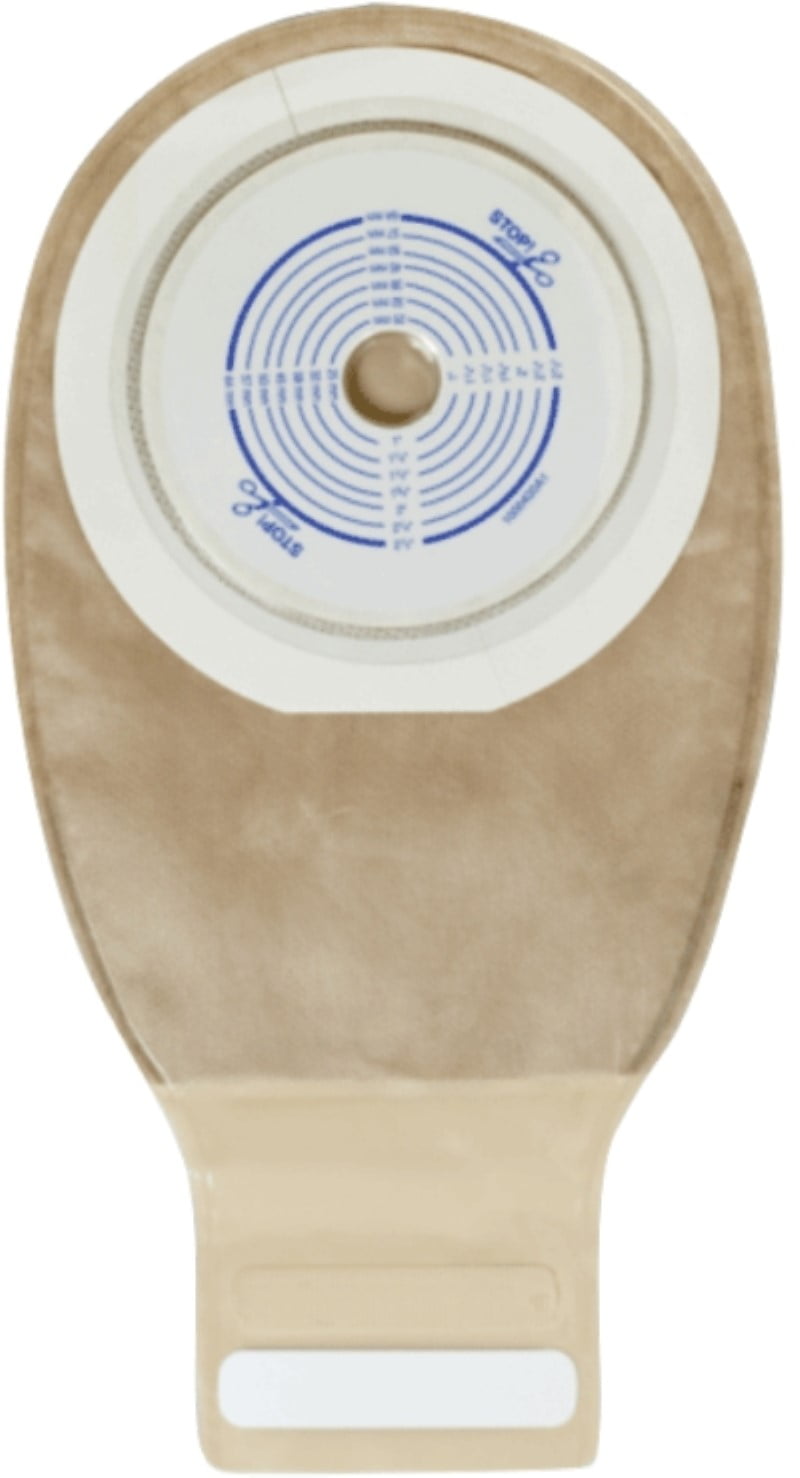 Filtered Ostomy Pouch Esteem 1-Piece System 12" Length 34 to 212" Stoma ...