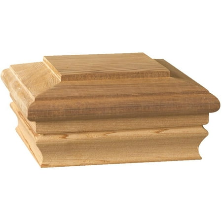 UFPI Deckorators 6x6 Cedar Newport Post Cap 72893 - Walmart.com