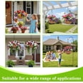 4 Pack Hanging Planter Basket Outdoor Large Hanging Flower Pots Indoor ...