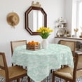 Abstract Rustic Flower Leaves Texture Table Cloth 60x60in, Waterproof ...